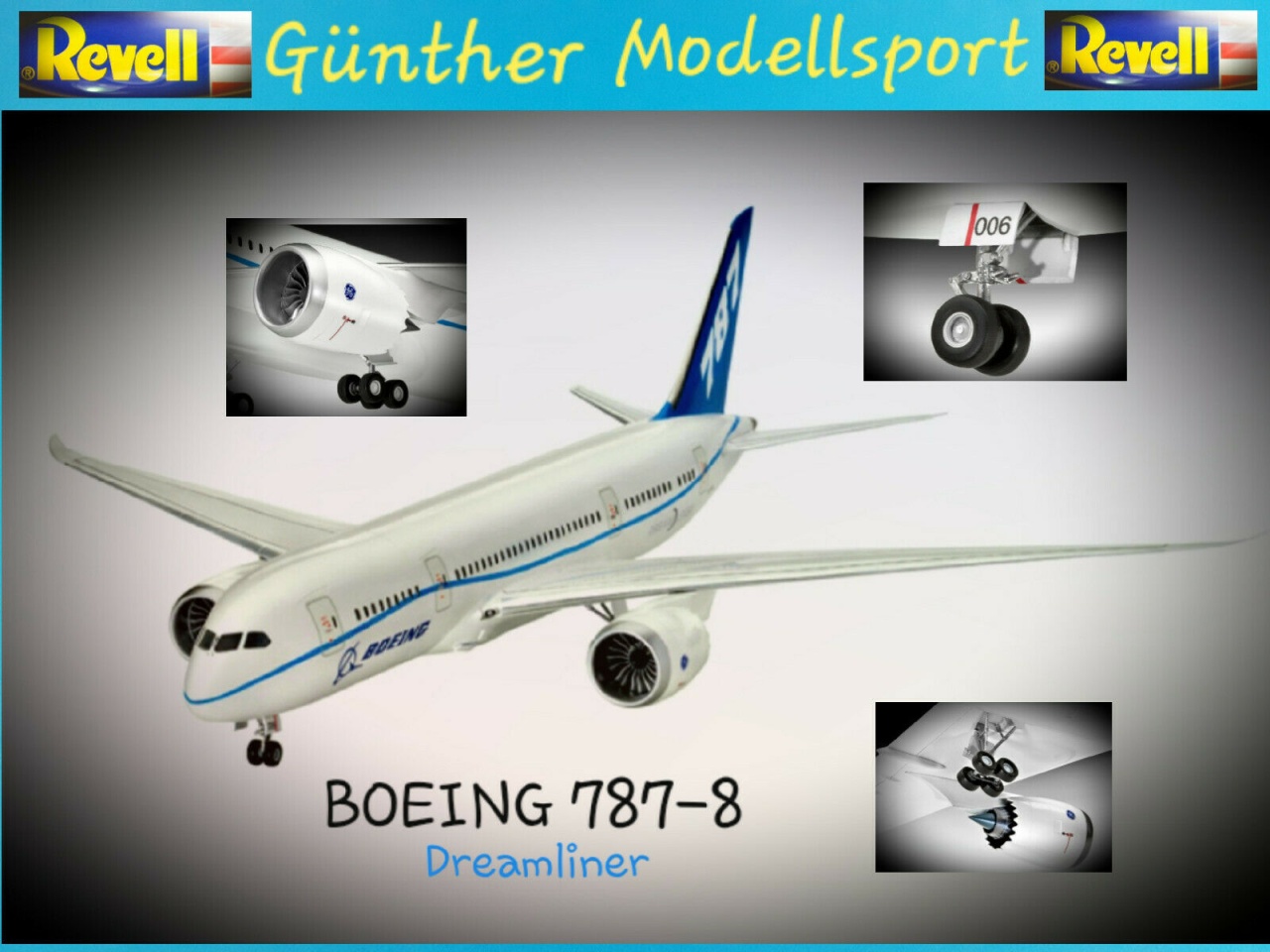 Revell Boeing 787-8 Dreamliner 1:144, 04261 - Günther Modellsport