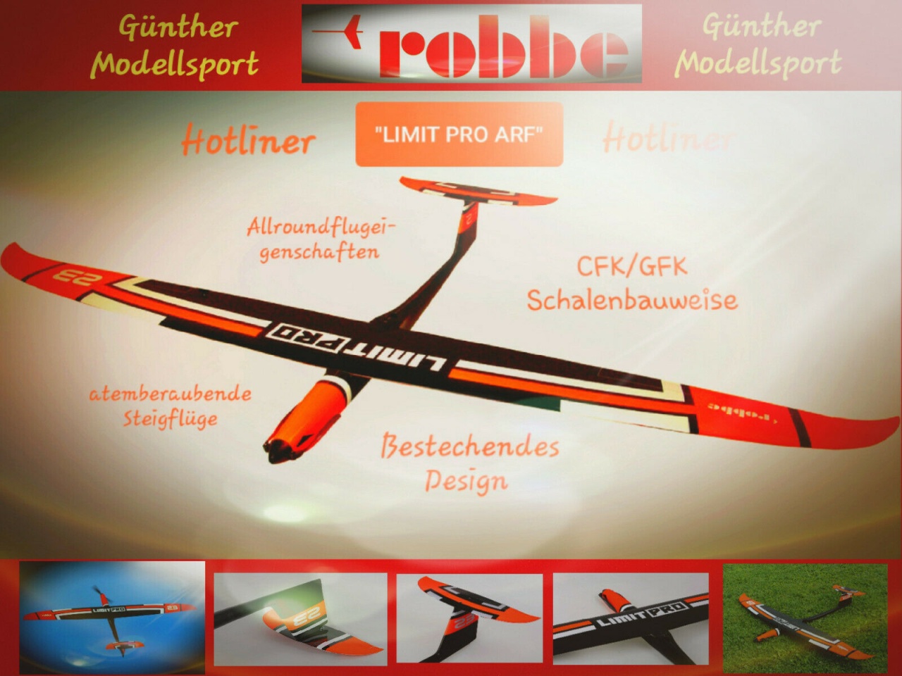 LIMIT PRO ARF CFK/GFK klassischer Hotliner, 2642 v. robbe - Günther ...